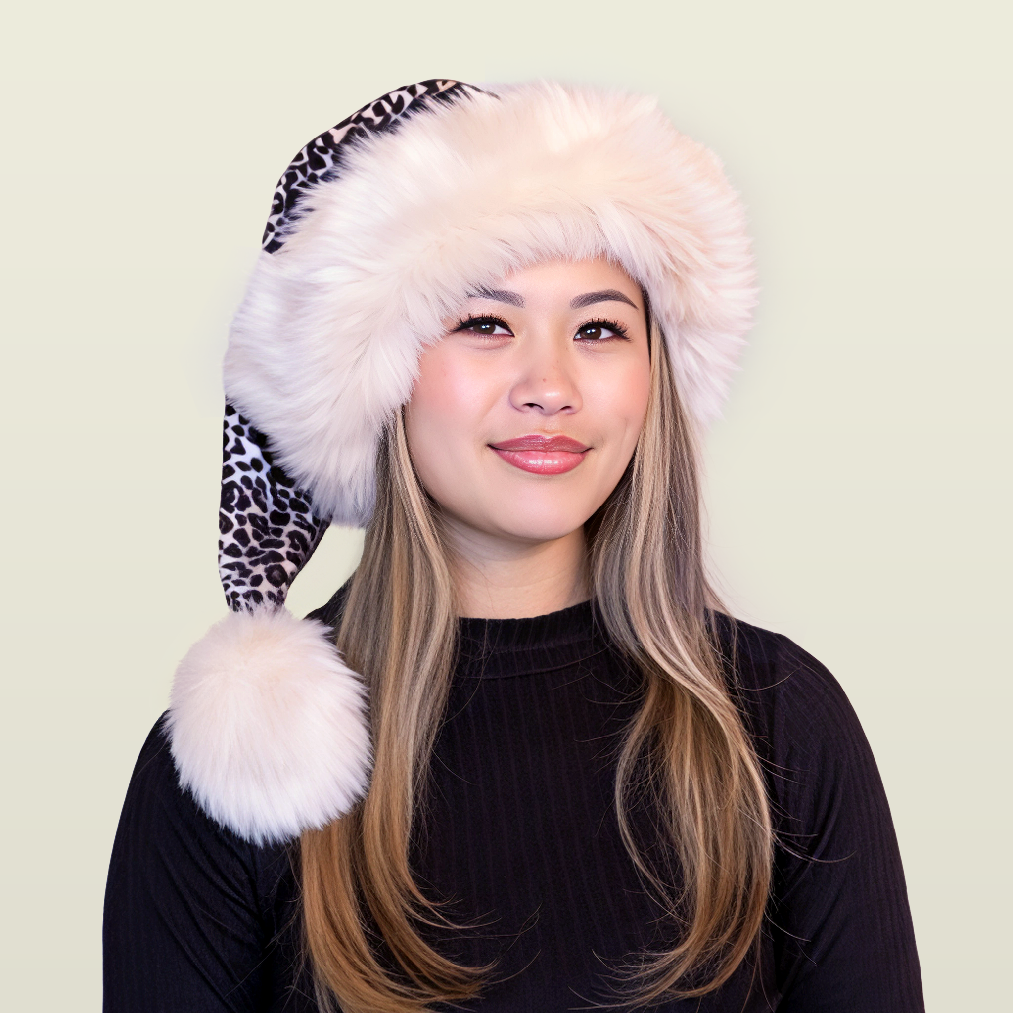 The Leopard Couture Santa Hat – The Real Santa Shop